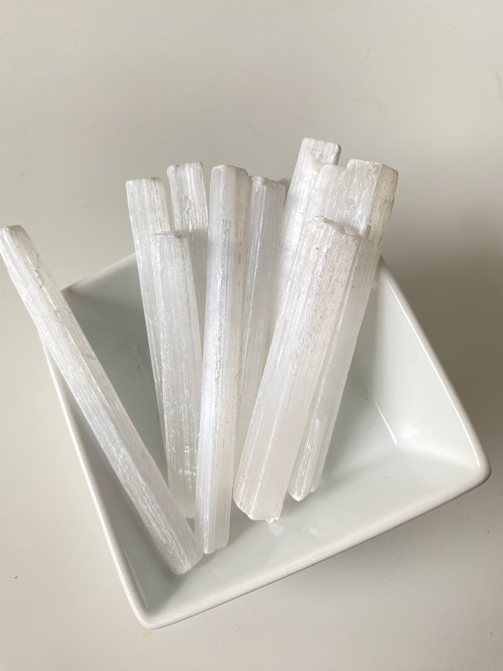 Raw Selenite Rod – Chance Quartz