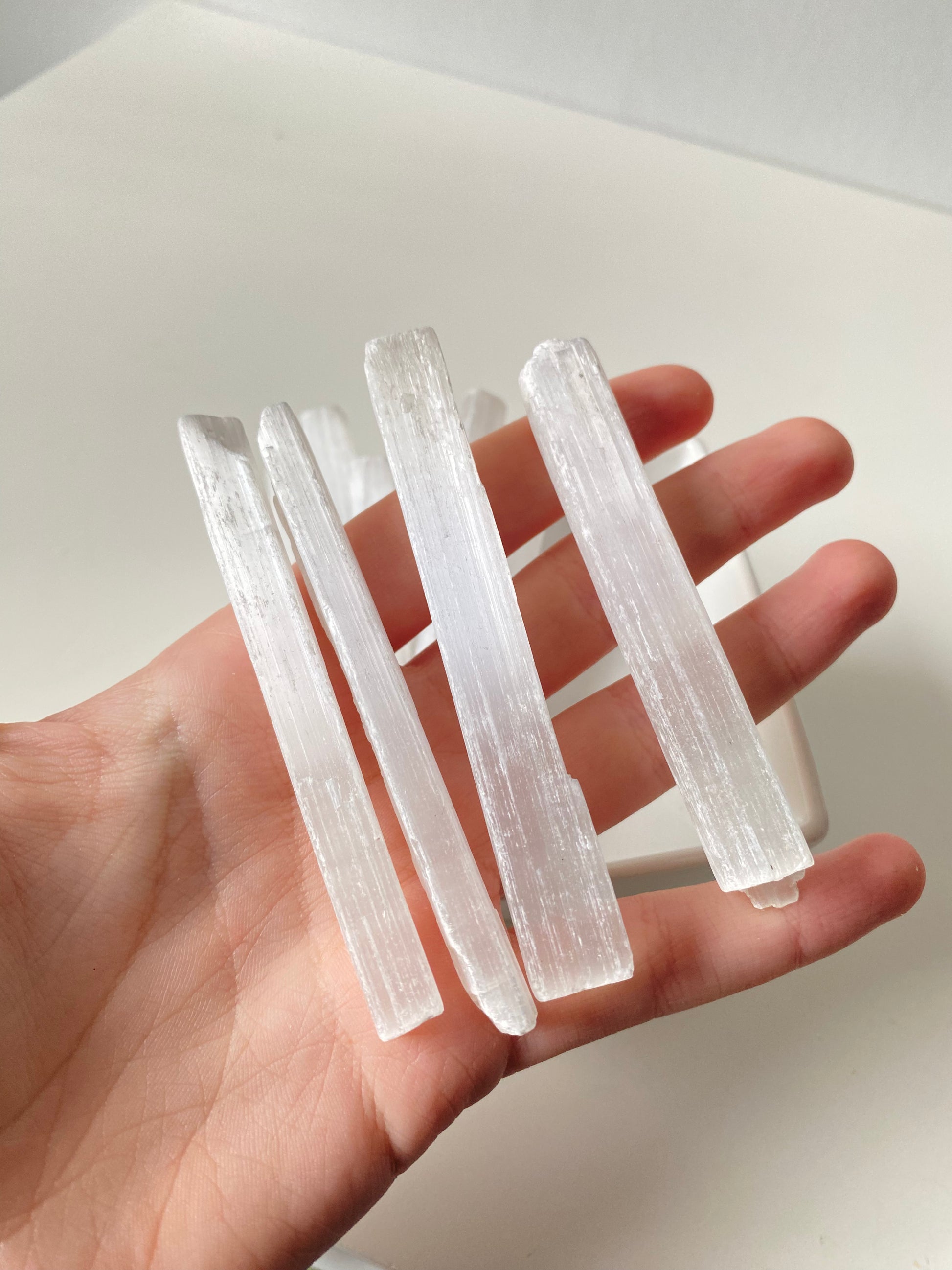 Raw Selenite Rod – Chance Quartz