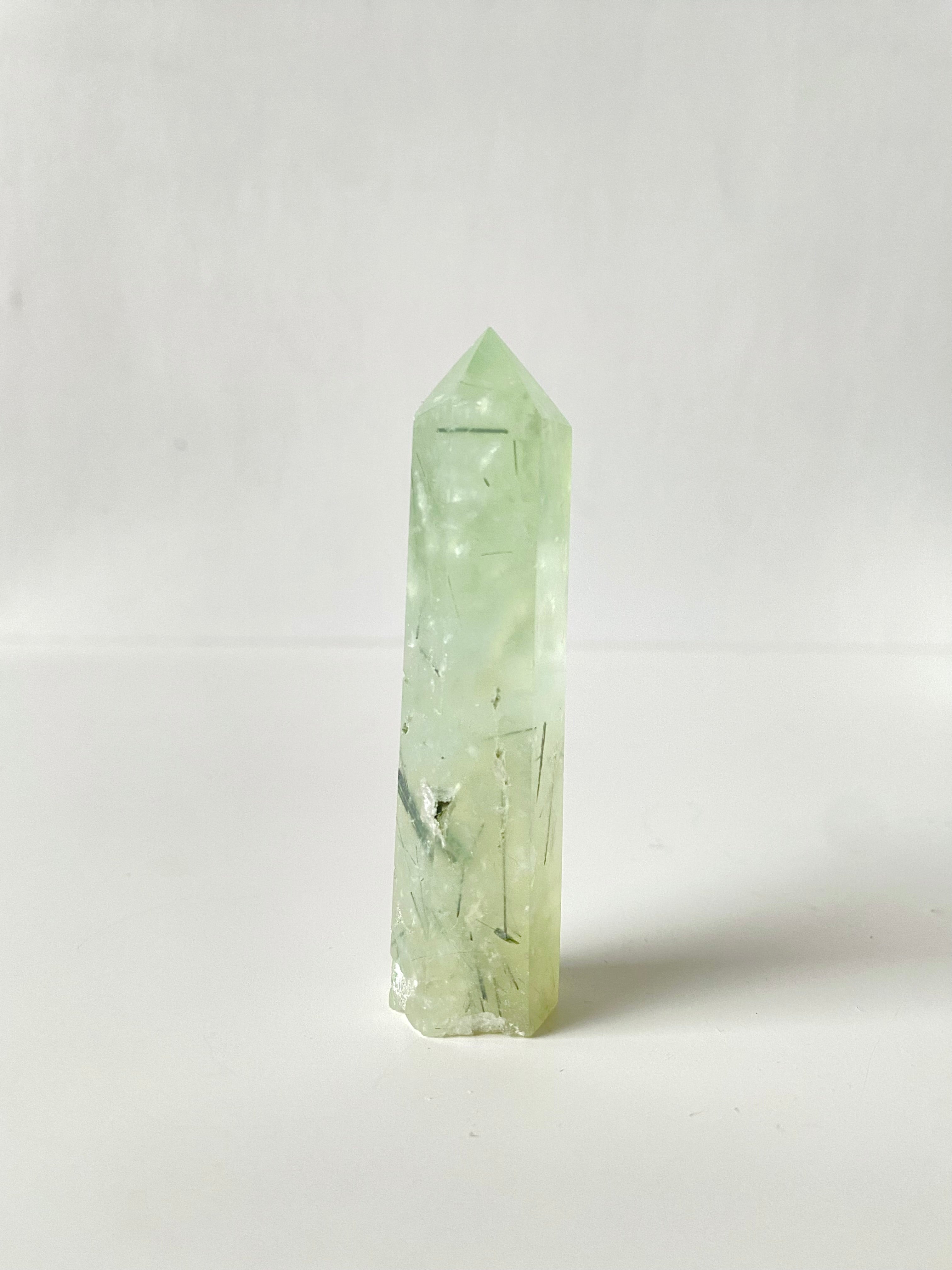 Prehnite Tower – Chance Quartz